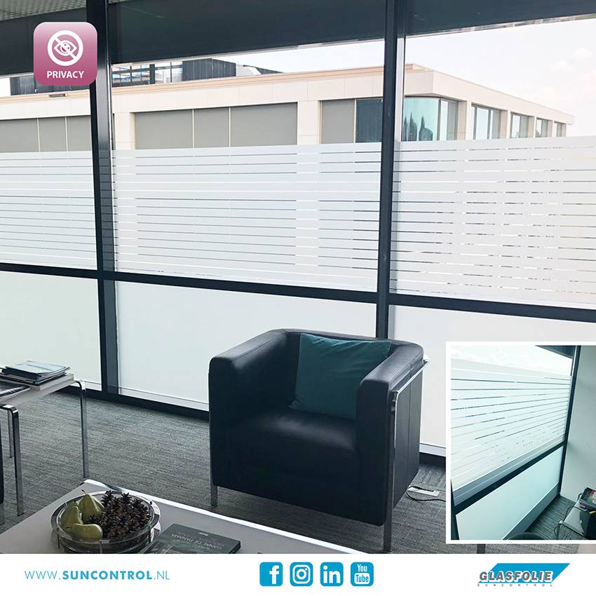 VEEL NIEUWE VOORBEELDEN PRIVACY GLASFOLIE - Suncontrol